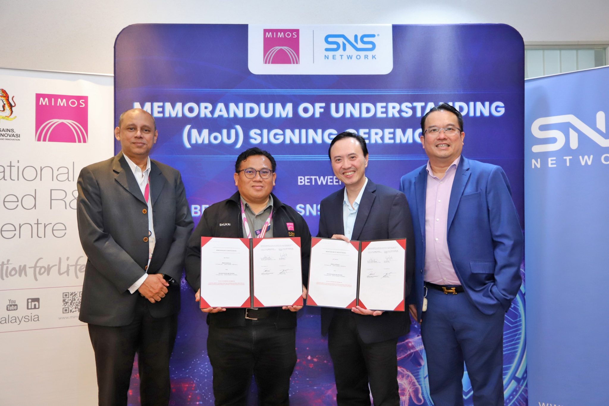 SNS Network and MIMOS Berhad Forge Strategic Partnership to Advance in ...